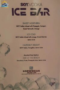 NCL Drink Menu 2026 with Prices for all Norwegian Ships