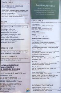 NCL Drink Menu 2026 with Prices for all Norwegian Ships