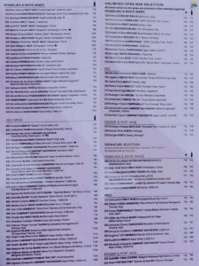 NCL Drink Menu 2026 with Prices for all Norwegian Ships